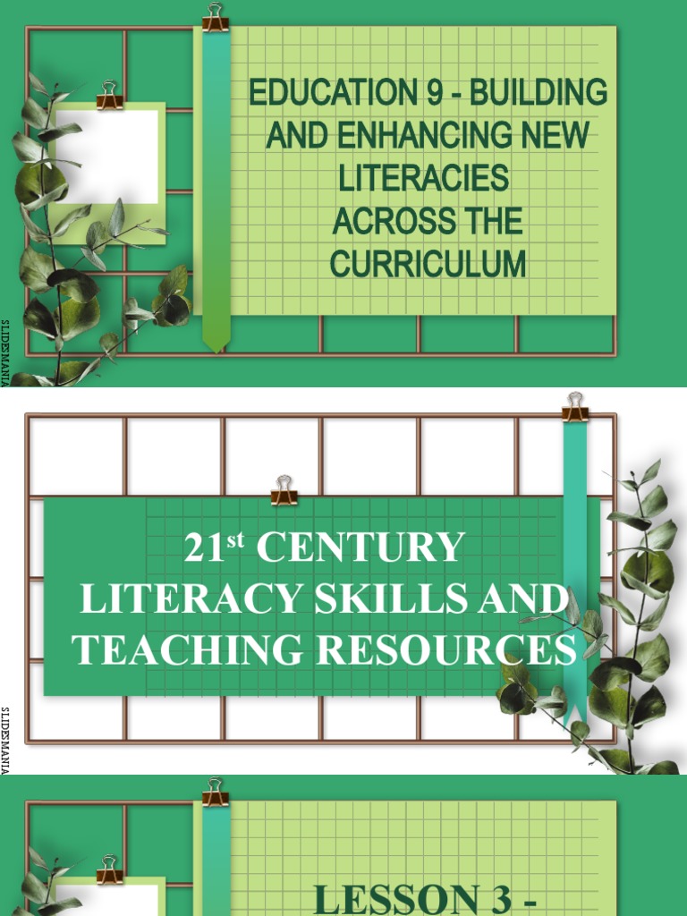 Education 9 - Building and Enhancing New Literacies Across The ...