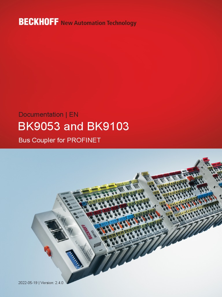 Beckhoff Manual | PDF | Network Topology | Electrical Connector