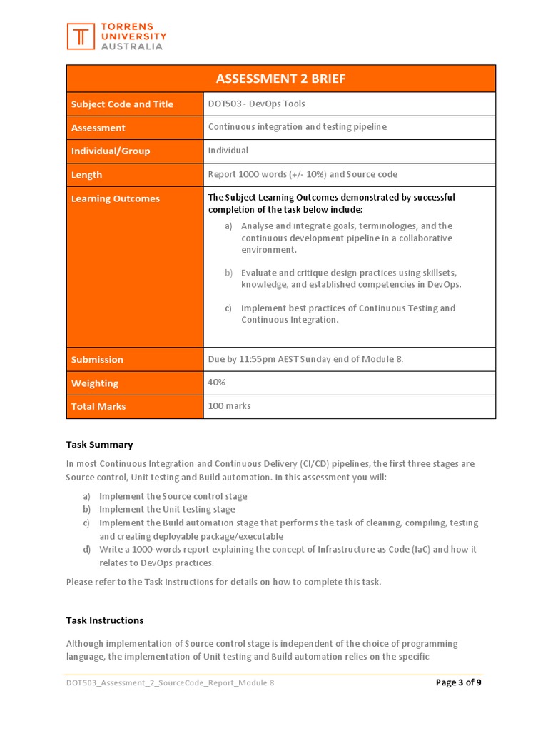 EM202297DHA723DNP - 1DOT503 Assessment 2 Brief Report Module 8 FINAL ...