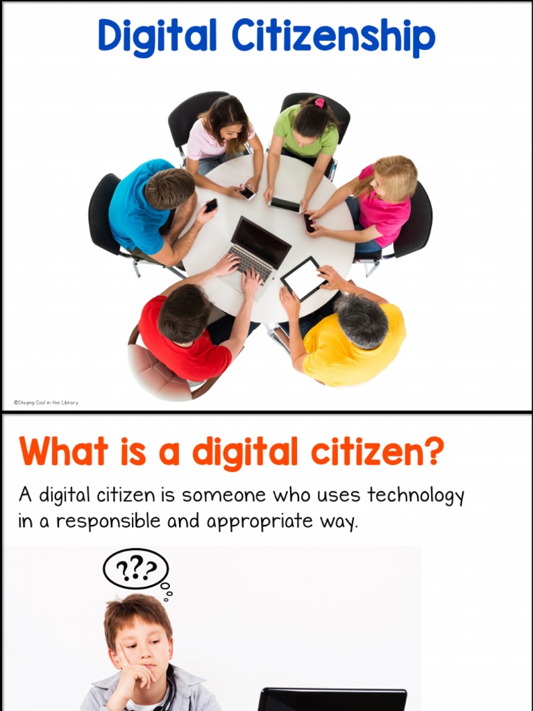 Digital Citizenship PPT As PDF | PDF