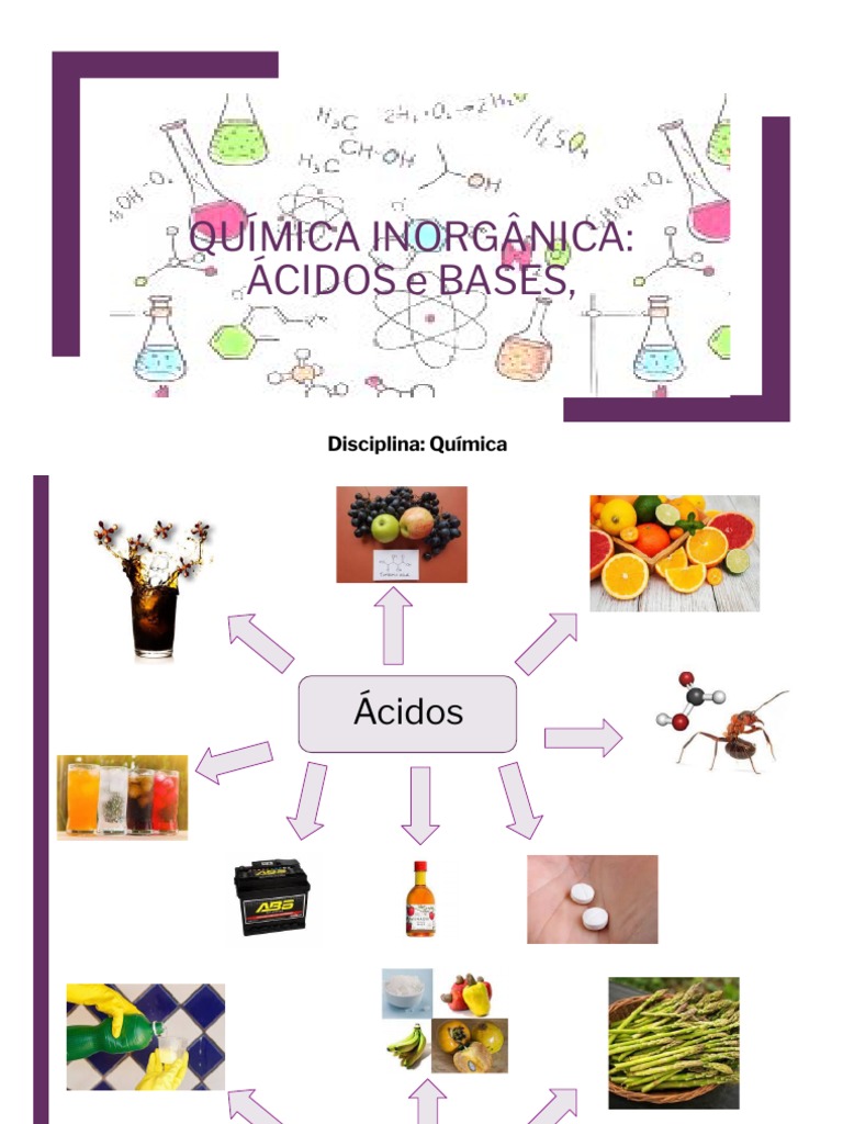 Classificação de Ácidos e Bases Inorgânicas | PDF | Ácido | Química