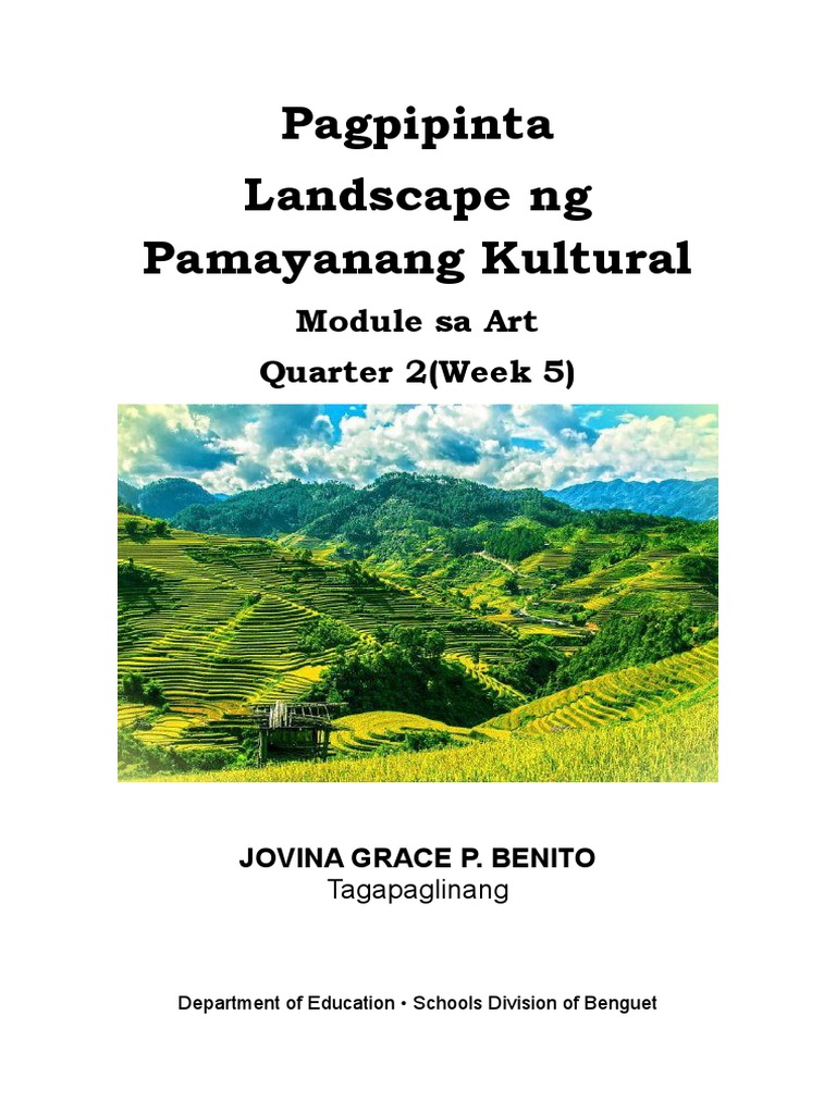 Passed - 834-13-21MELCS - Benguet - Pagpipinta - Landscape NG ...