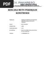Modul 5 Rencana Mutu Pekerjaan Konstruksi (RMPK) | PDF