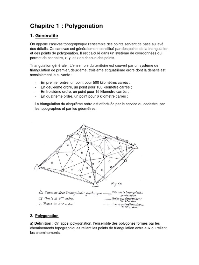 Polygonation F | PDF | Topographie | Angle