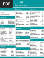 CheatSheet Python 7 - NumPy | PDF