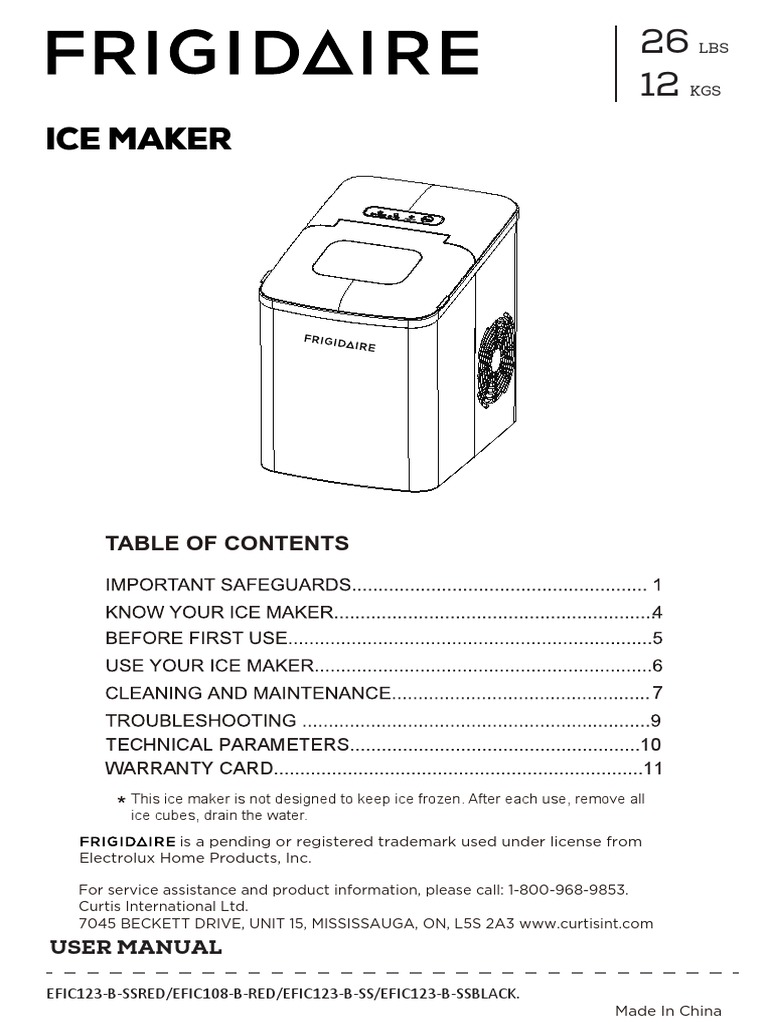 Ice Maker | PDF | Ice | Water