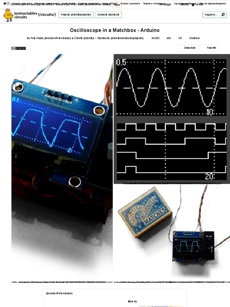 Osciloscopio en Una Caja de Cerillas - Arduino - 14 Pasos (Con Fotos) - Instructables ...
