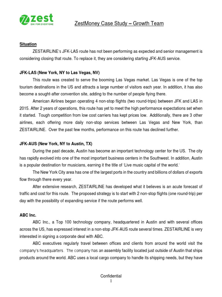 Growth CaseStudy ZestMoney | PDF | Cargo | New York City