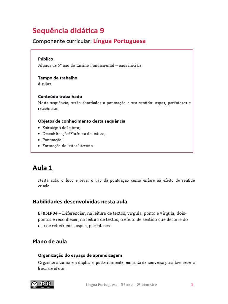 lpt5 b2 sd009 | PDF | Aspas | Aprendizado