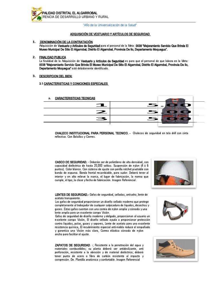 TDR Epp Tecnico | PDF