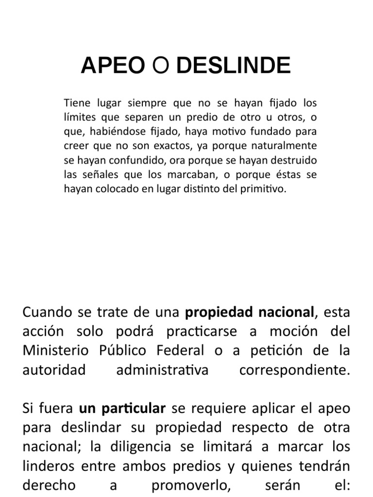 Apeo o Deslinde | PDF | Divorcio | Instituciones sociales