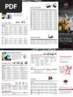Load Chart Manlift - Genie | PDF | Speed | Diesel Engine