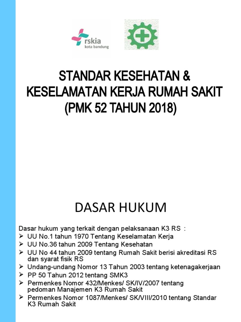 Standar K3 Di Rumah Sakit KMK 1087 | PDF