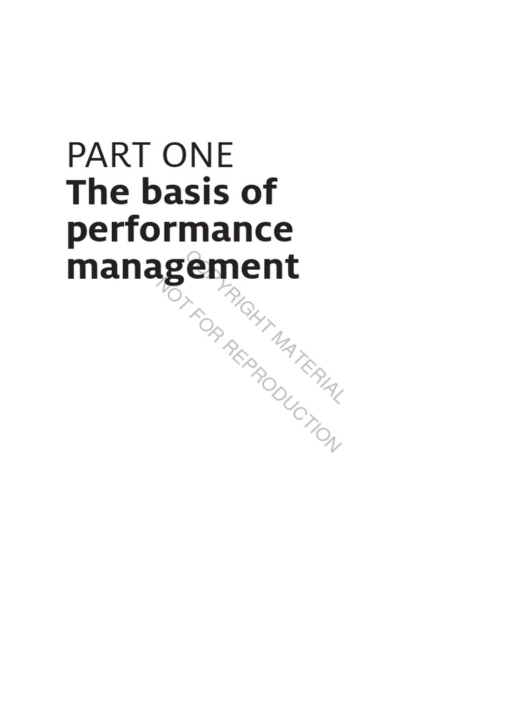 The Basis of Performance Management | PDF | Goal | Motivational