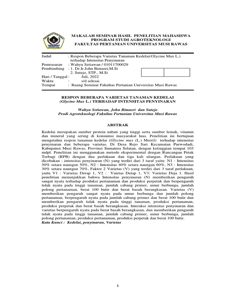 Makalah Semhas | PDF