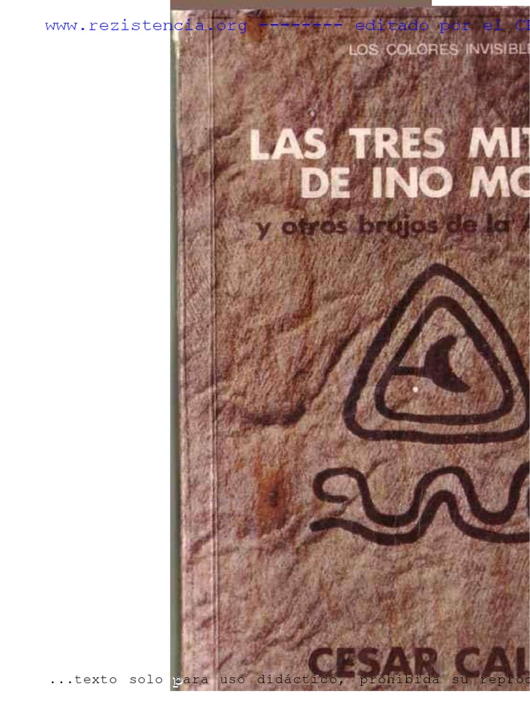 César Calvo - Las Tres Mitades de Ino Moxo y Otros Brujos Amazón | PDF ...