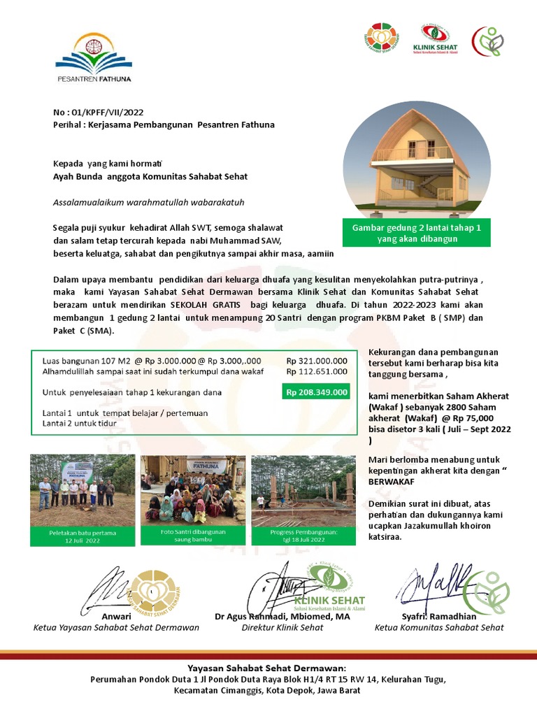 Surat Untuk KSS | PDF