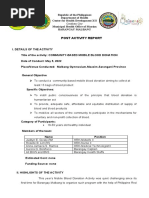 POST ACTIVITY REPORT Template | PDF | Quality Management System ...