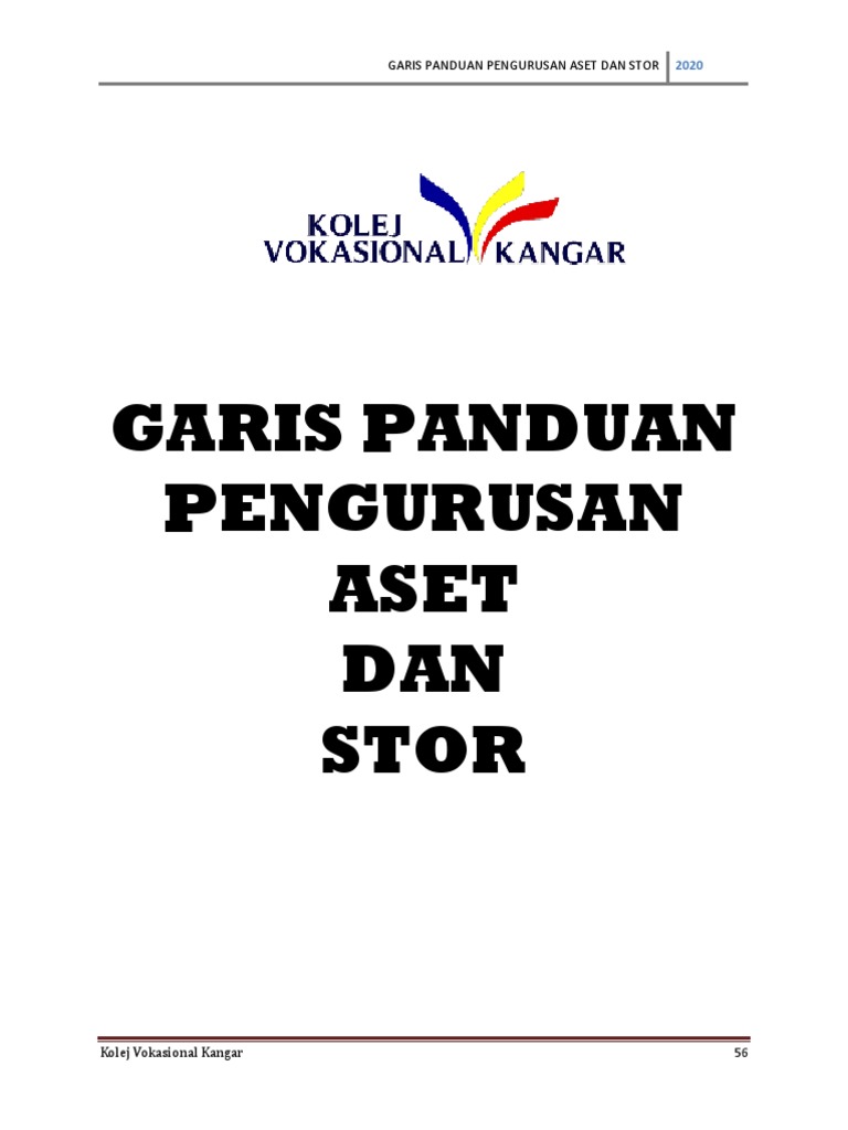 6 Garis Panduan Pengurusan Aset Dan Stor | PDF