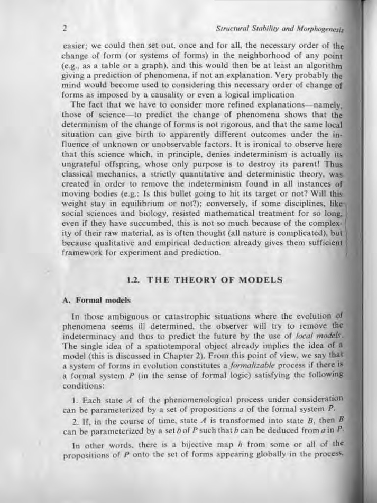 THOM, René. Structural Stability and Morphogenesis Compressed ...