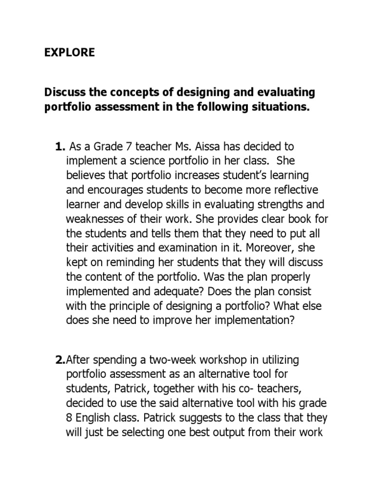 Chapter 8 Assessment Activities Pdf Educational Assessment