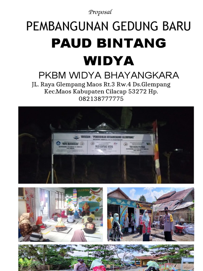 Proposal PGD Paud Bintang Widya | PDF
