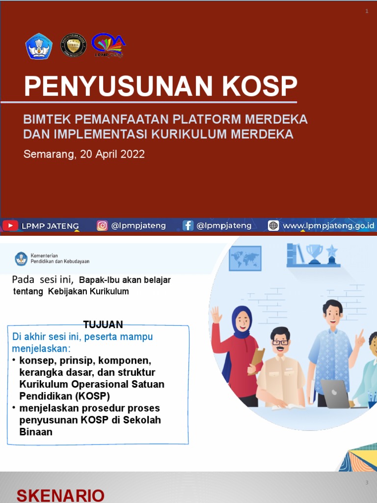 A. FINAL Penyusunan KOSP SD 2022 PPTX Edit | PDF
