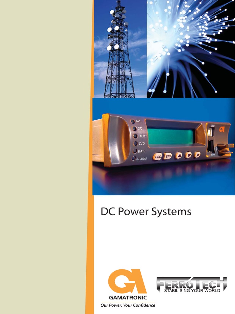 DC Power Systems: Gamatronic | PDF | Rectifier | Direct Current
