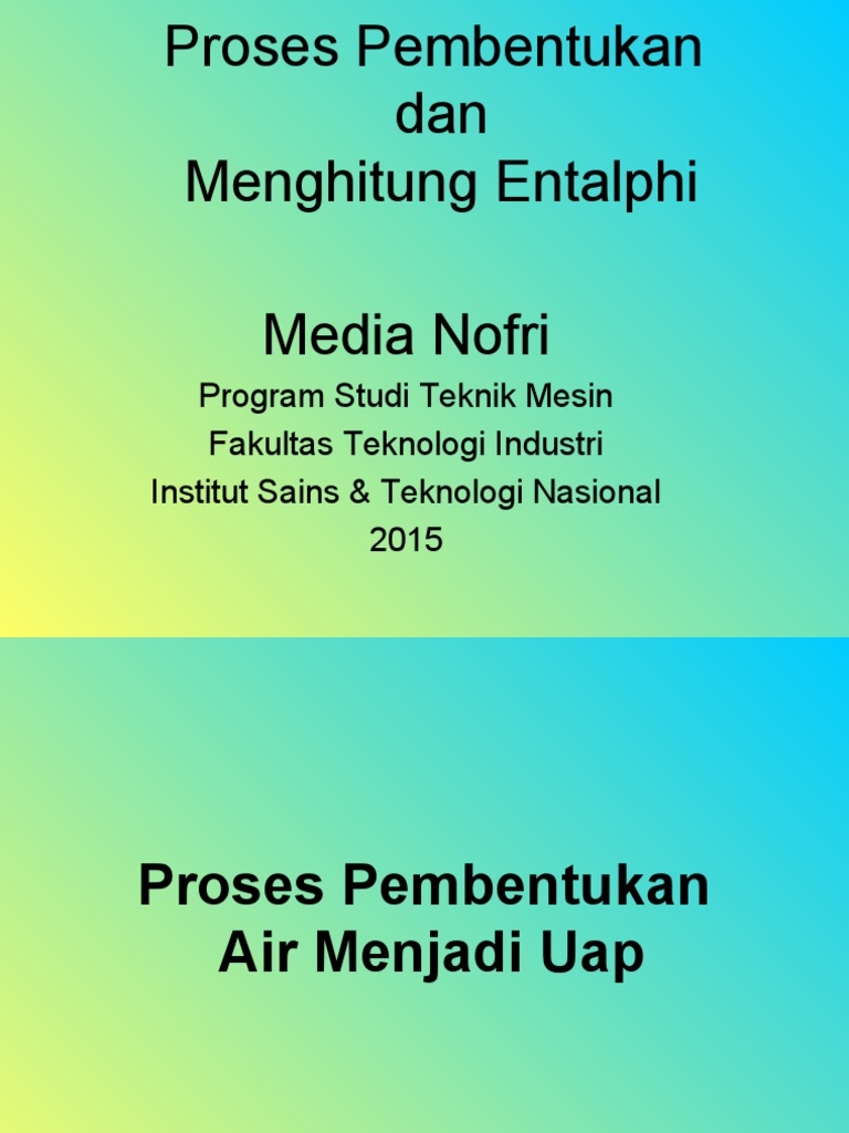 Kul-3 Proses Pembentukan.. | PDF