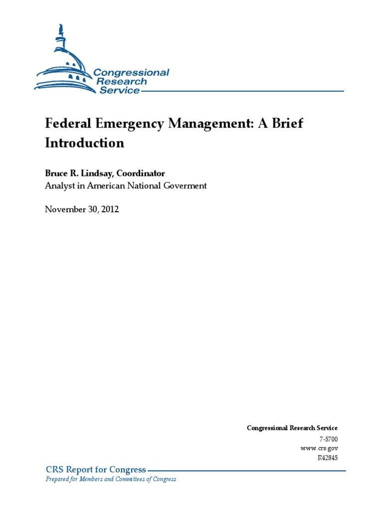 Overview of FEMA's Emergency Management Phases | PDF | Emergency ...
