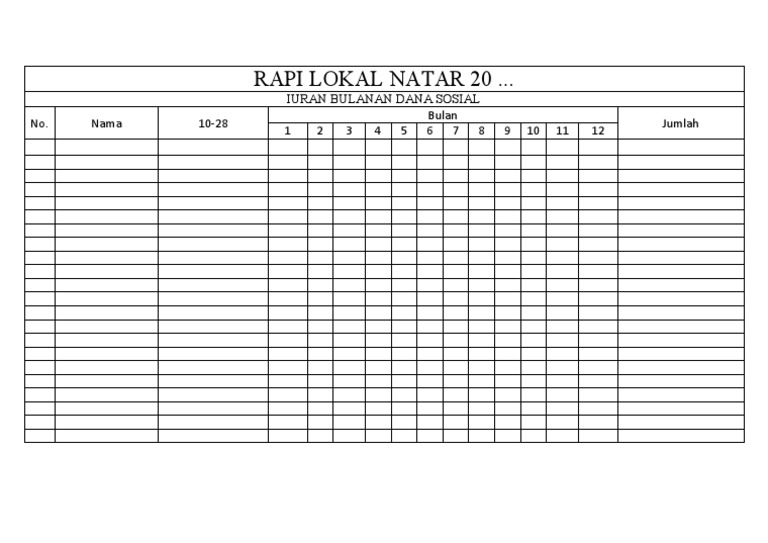 Rapi Lokal Natar 20 | PDF
