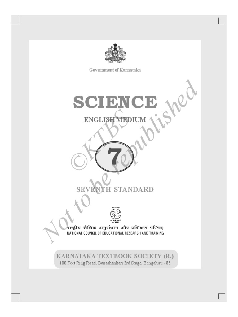 Karnataka 7th Std Science Textbook PDF | PDF