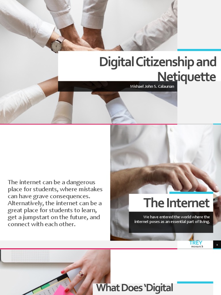 TOPIC 3 - Digital Citizenship and Netiquette | PDF | Internet ...
