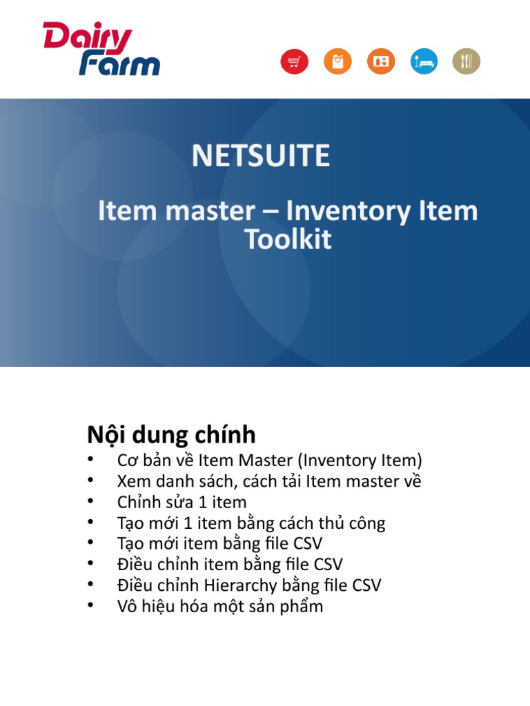 Item Master - Inventory Item Toolkit | PDF