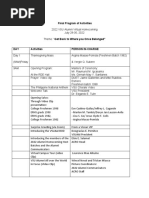 Sample Alumni Homecoming Program | PDF