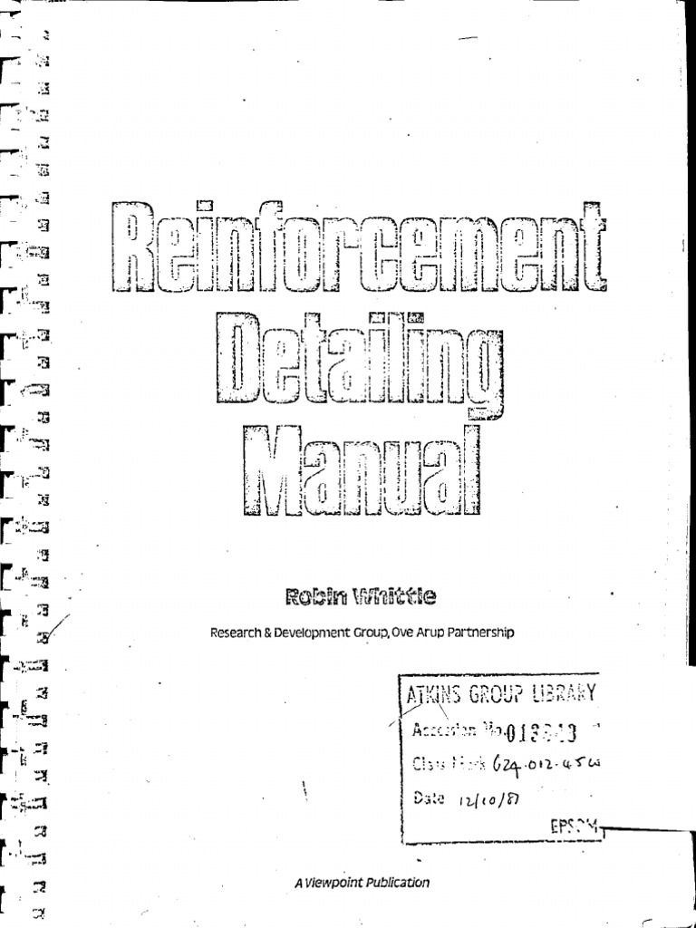 BS Reinforcement Detailing Manual | PDF