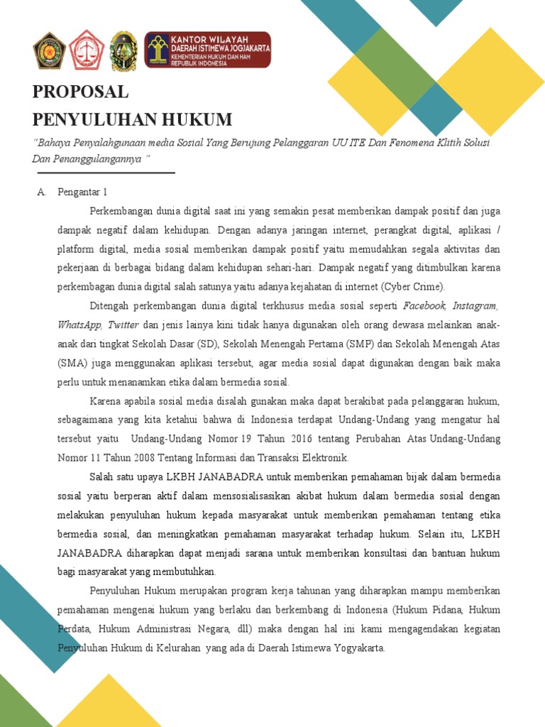 Tor Penyuluhan Hukum | PDF