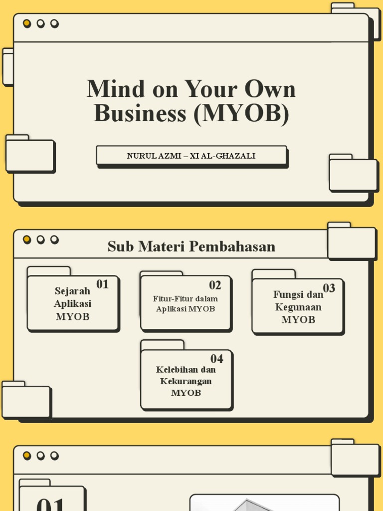 Pengertian dan Kegunaan MYOB | PDF
