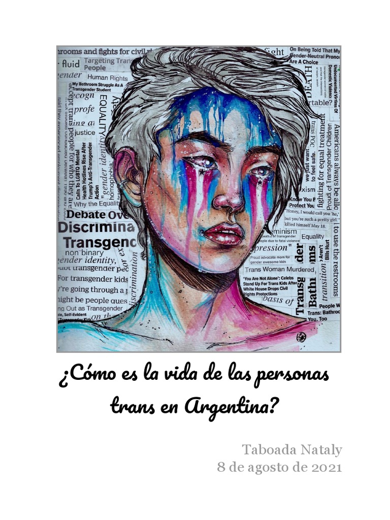 Vida trans en Argentina | PDF | Transgénero | Estudios LGBTQIA+