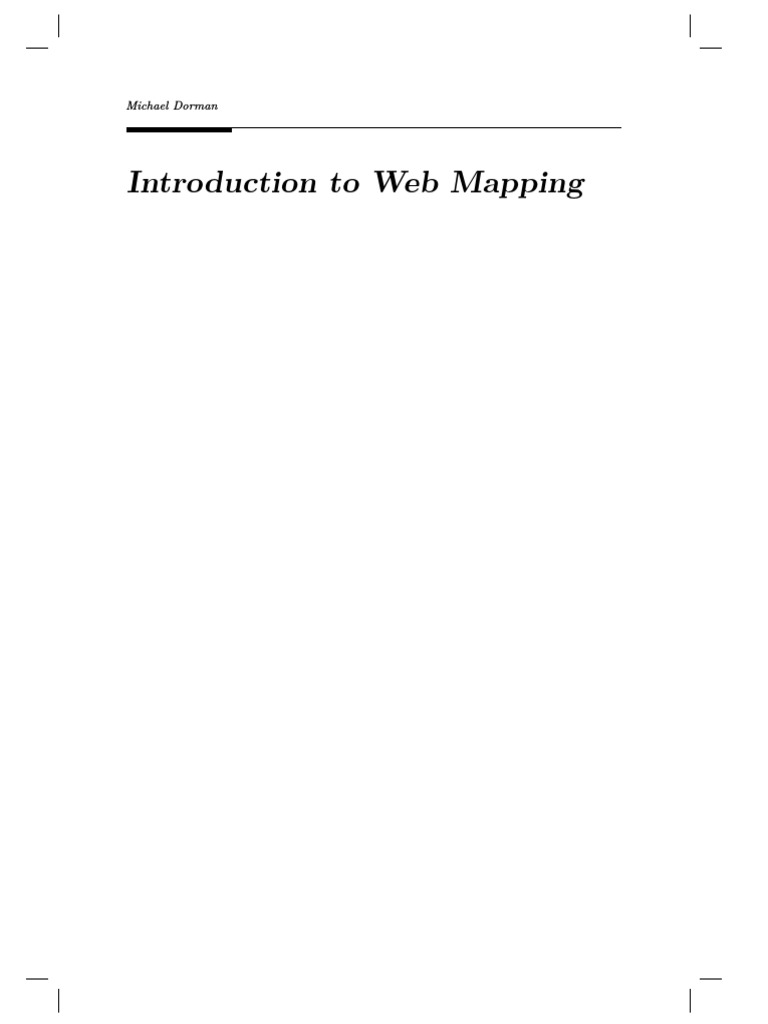 Web Mapping | PDF | World Wide Web | Internet & Web