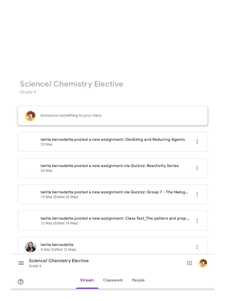 01science - Chemistry Elective Grade 9 | PDF | Chemistry | Metals