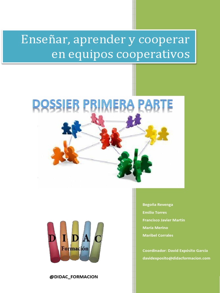 Enseñar, Aprender y Cooperar en Equipos Cooperativos | PDF | Aprendizaje | Maestros