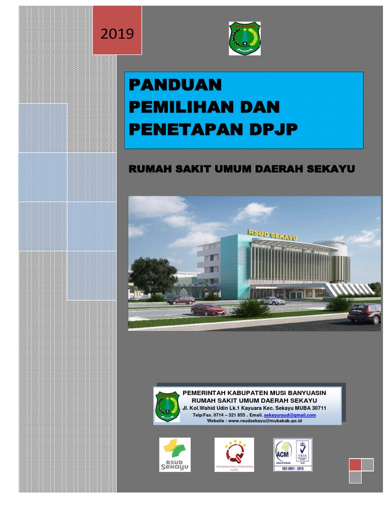 HPK 2.1 Panduan Pemilihan Dan Penetapan DPJP | PDF | Kesehatan Holistik