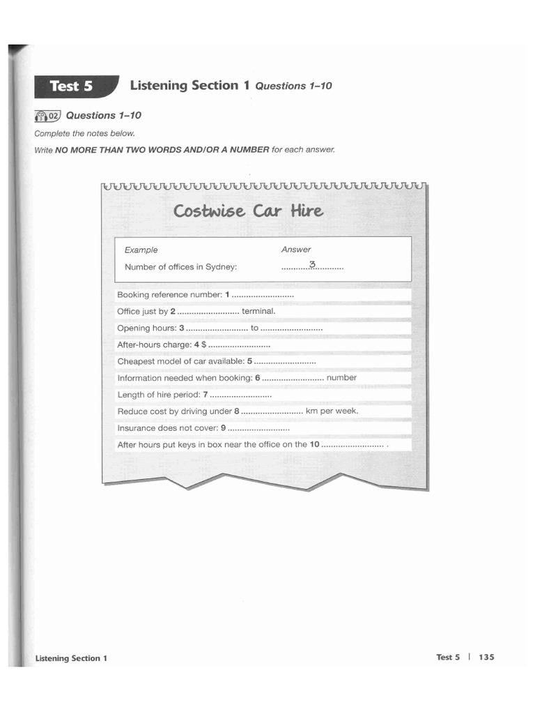 Ielts - Listening Test | PDF
