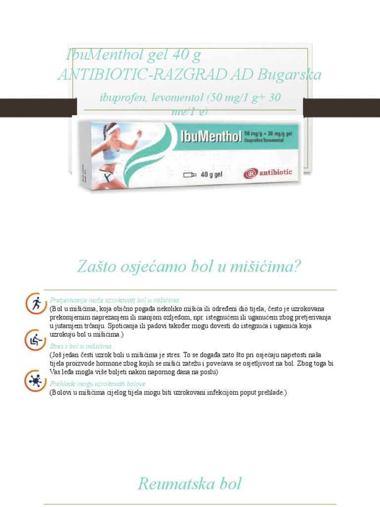 Ibumenthol Gel 40 G | PDF