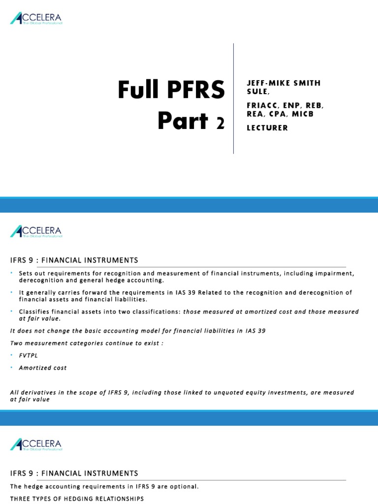 Full PFRS: Jeff-Mikesmith Sule, Friacc, Enp, Reb, Rea, Cpa, Micb L E ...