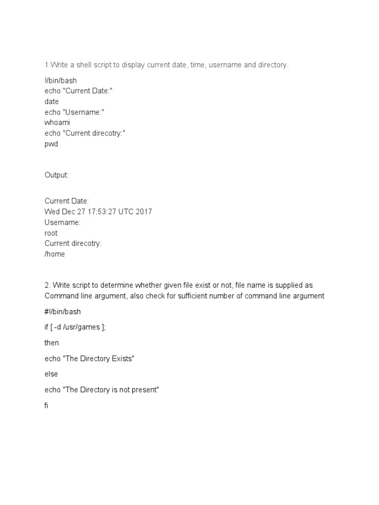 Linux Lab Final Manual | PDF | Parameter (Computer Programming) | Filename