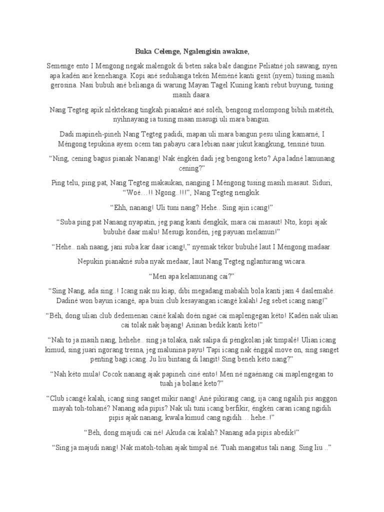 SATUA BALI Linda | PDF