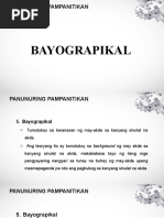 Teoryang Bayograpikal | PDF