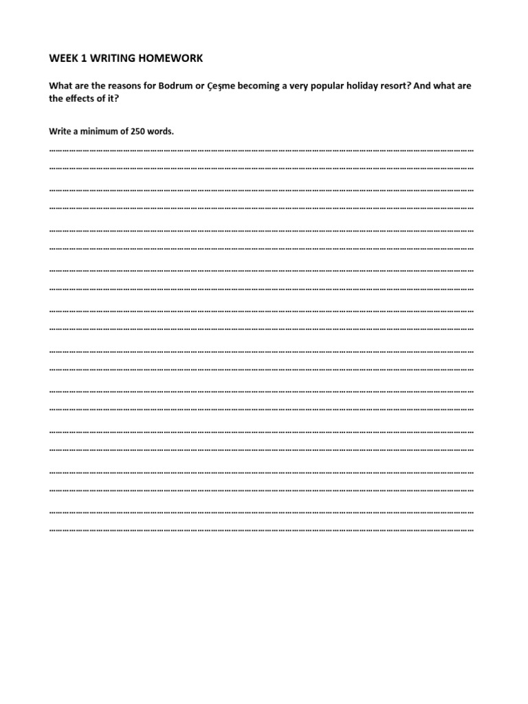 Week 1 Writing HW Option 2 | PDF